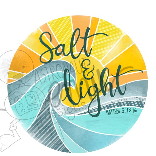 Salt and Light PNG Matthew 5:15-16 Sublimation File | Etsy