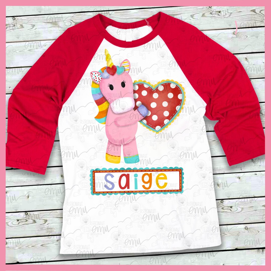 2 Files, Unicorn Valentines PNG File, Unicorn Valentines Sublimation - Etsy