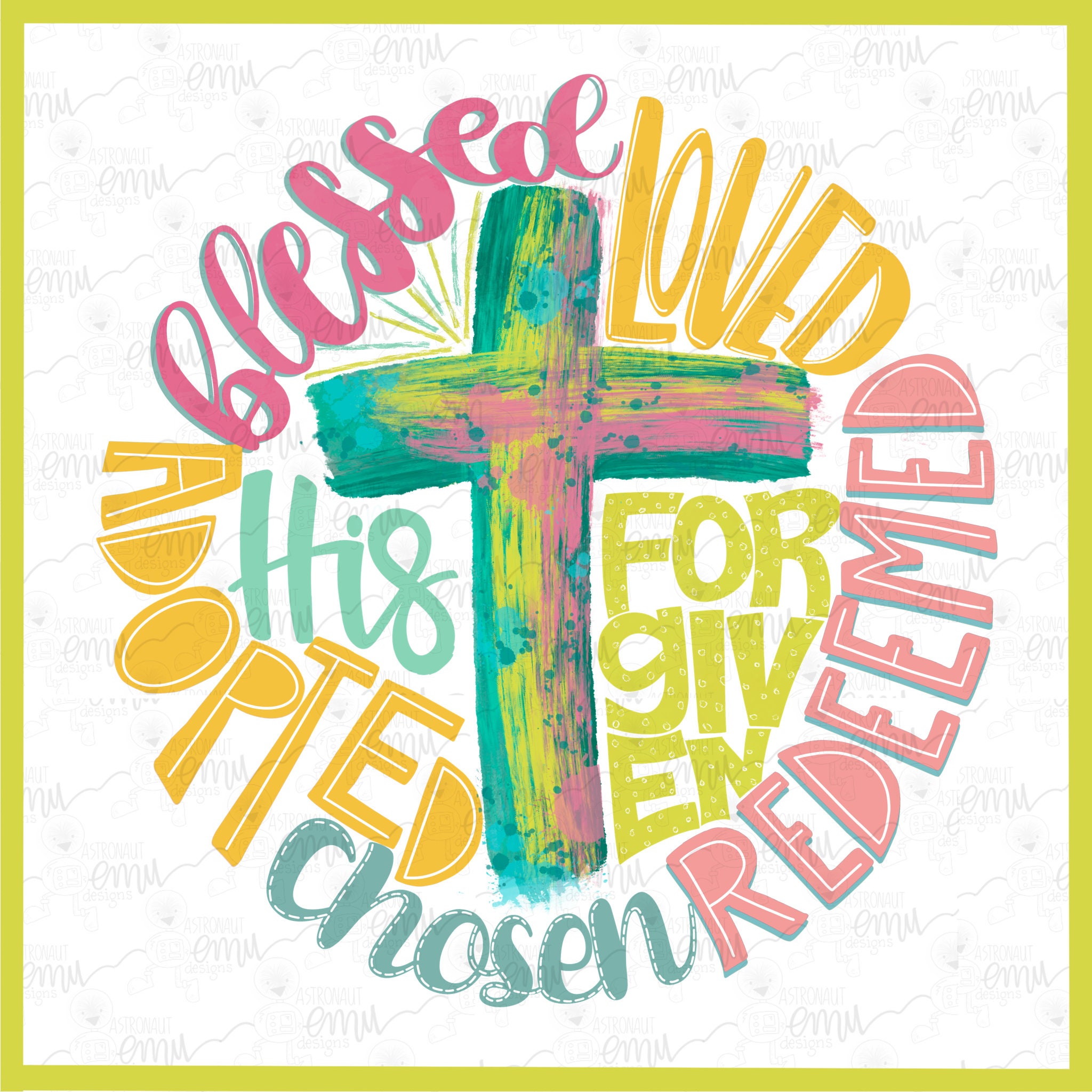 Redeemed PNG File Cross Sublimation File - Etsy