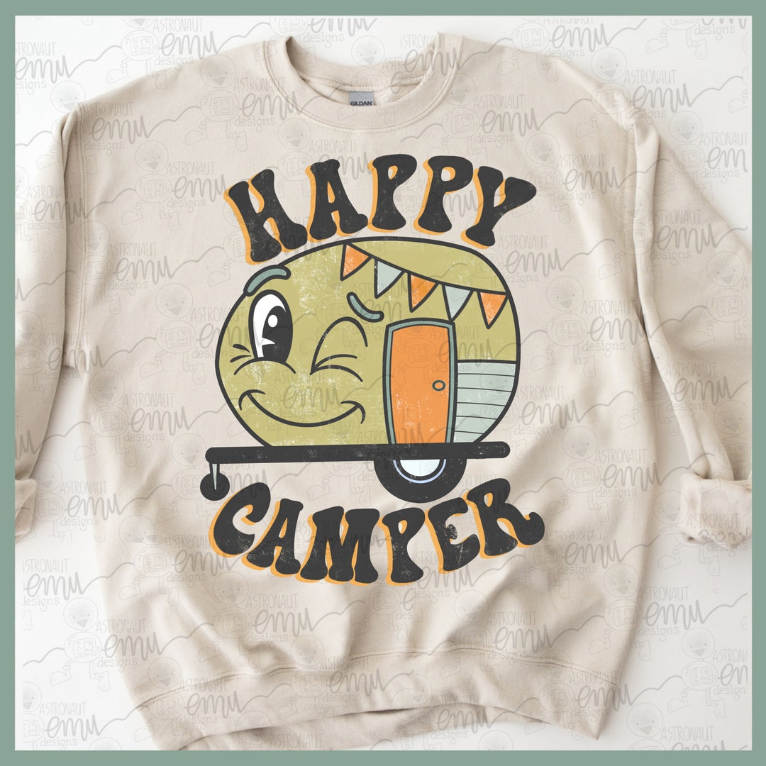 Happy Camper PNG File - Etsy