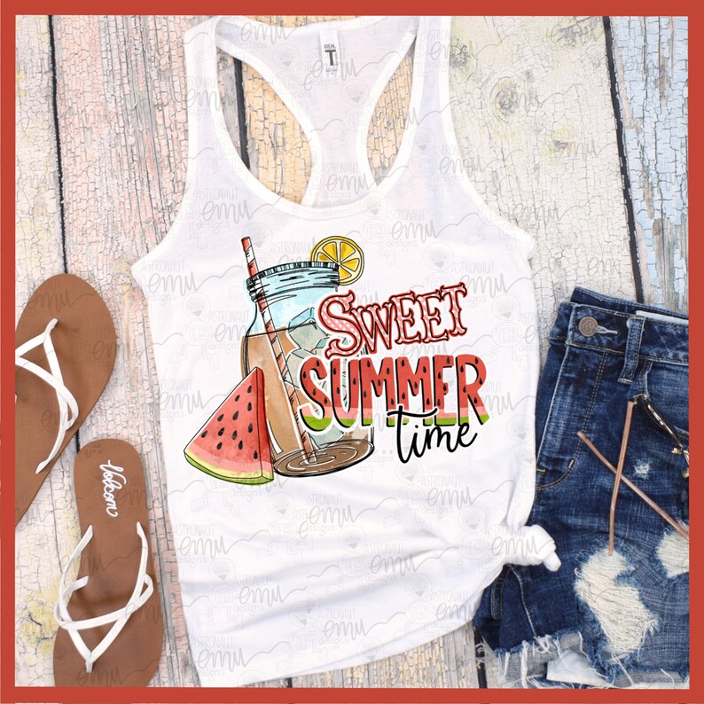 Sweet Summertime PNG Summer Sublimation File - Etsy