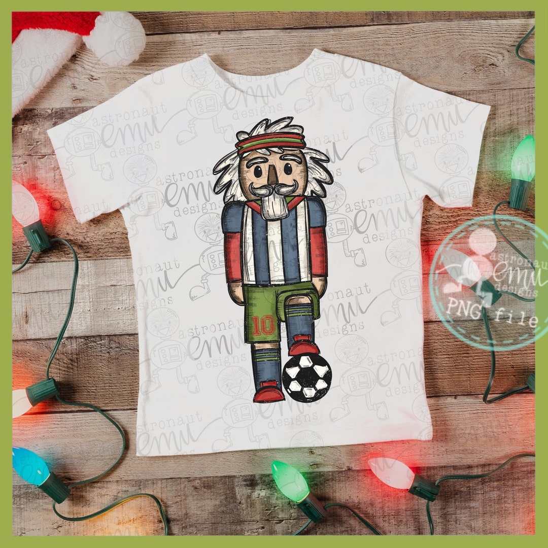 Boy’s Christmas PNG File, Soccer Nutcracker Sublimation File - Etsy