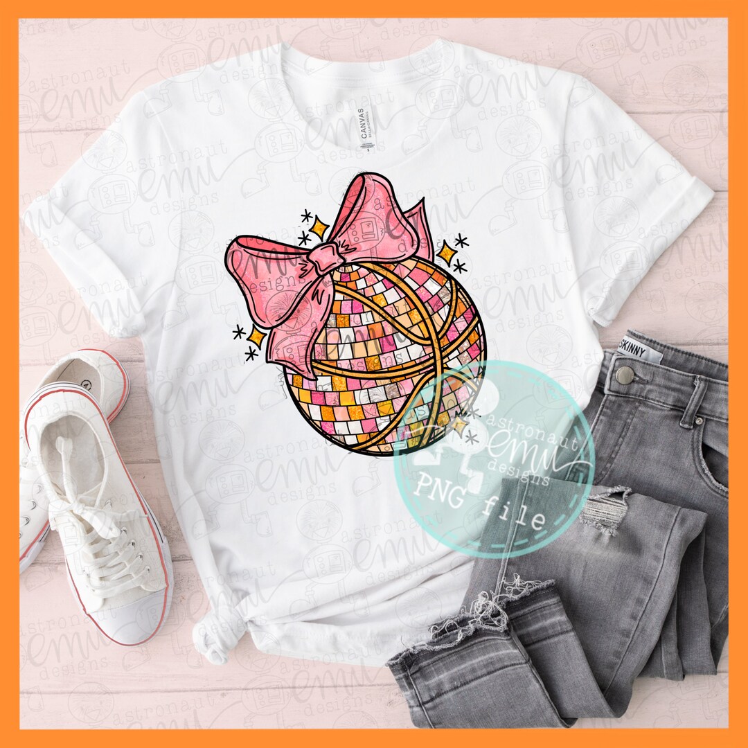 Disco Ball Basketball PNG File, Girl’s Basketball Sublimation File - Etsy
