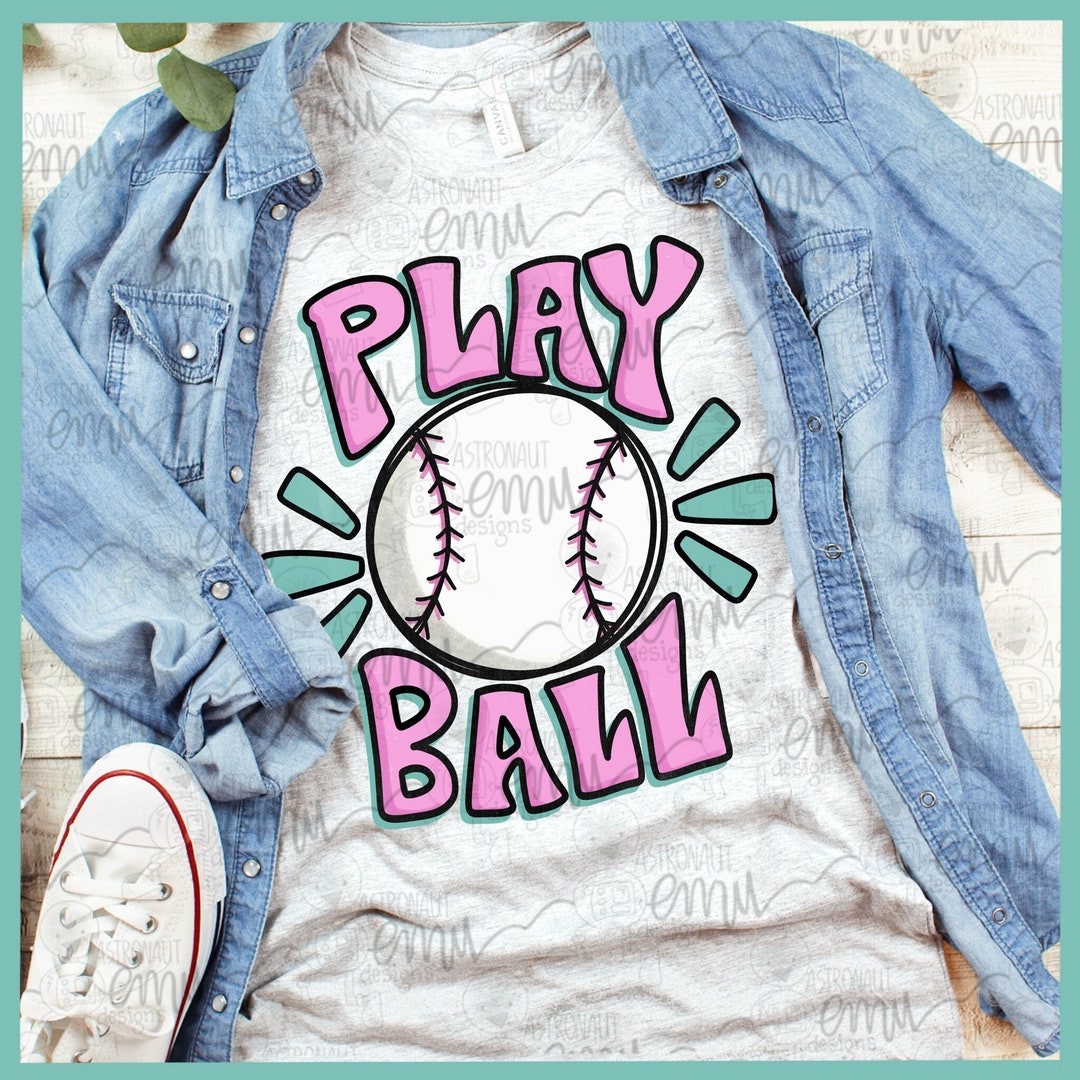 Play Ball PNG File, Baseball Sublimation File - Etsy