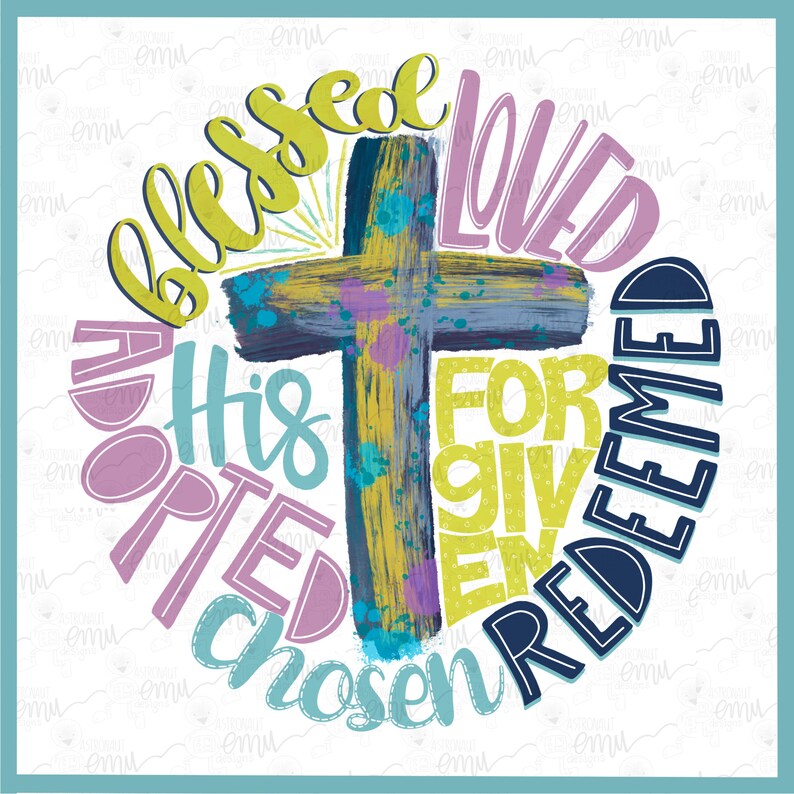 Redeemed PNG Cross Sublimation File - Etsy