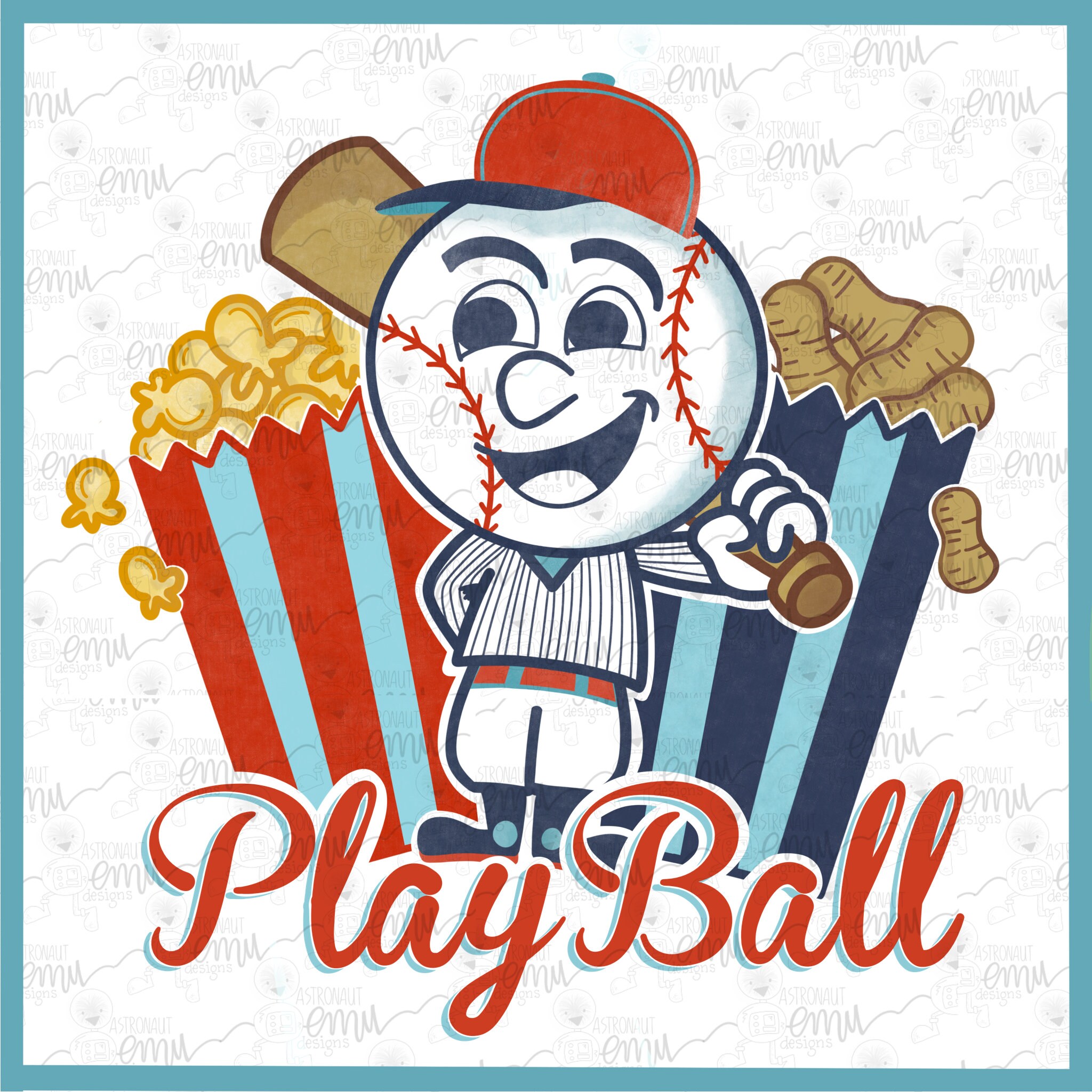 Baseball PNG File Play Ball Sublimation File - Etsy