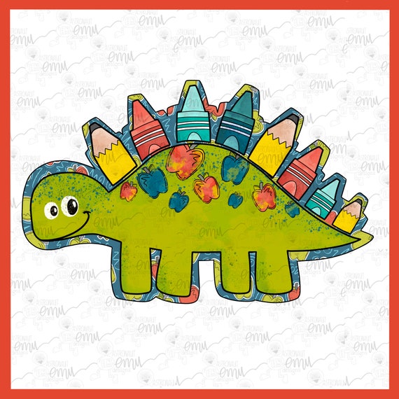 Back to School Dinosaur PNG Boys School Sublimation File - Etsy