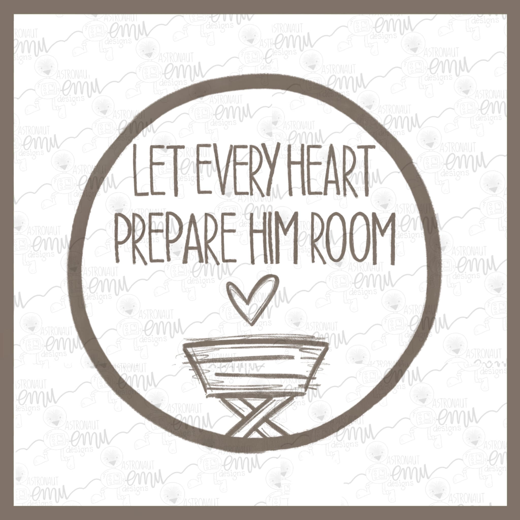 Let Every Heart Prepare Him Room PNG File Sublimation File - Etsy