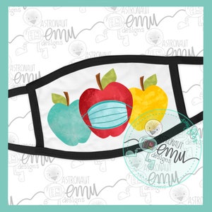 Teacher Mask PNG Files, Face Mask Designs - Etsy