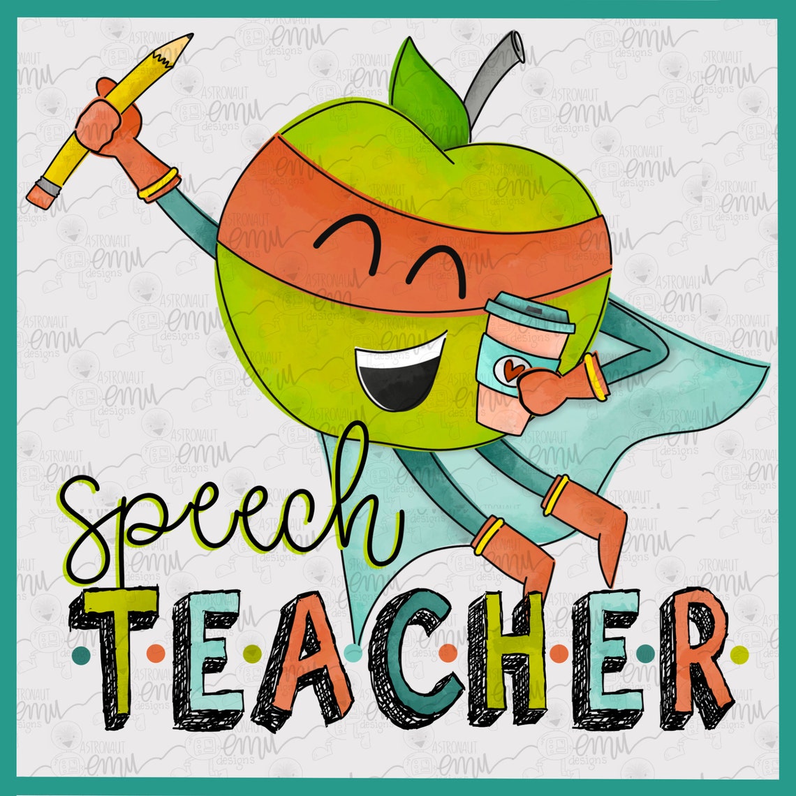 Speech Teacher PNG | Etsy