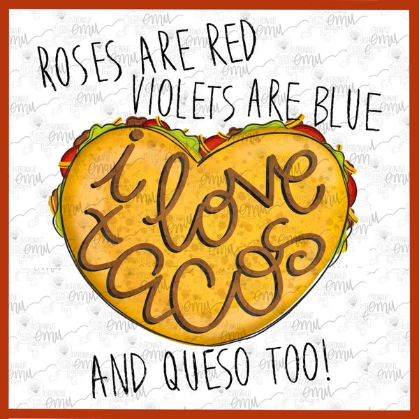 I Love Tacos - Etsy