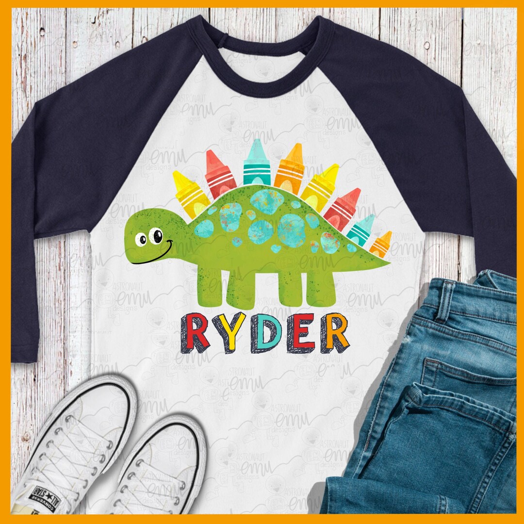 Dinosaur Back to School PNG - Etsy
