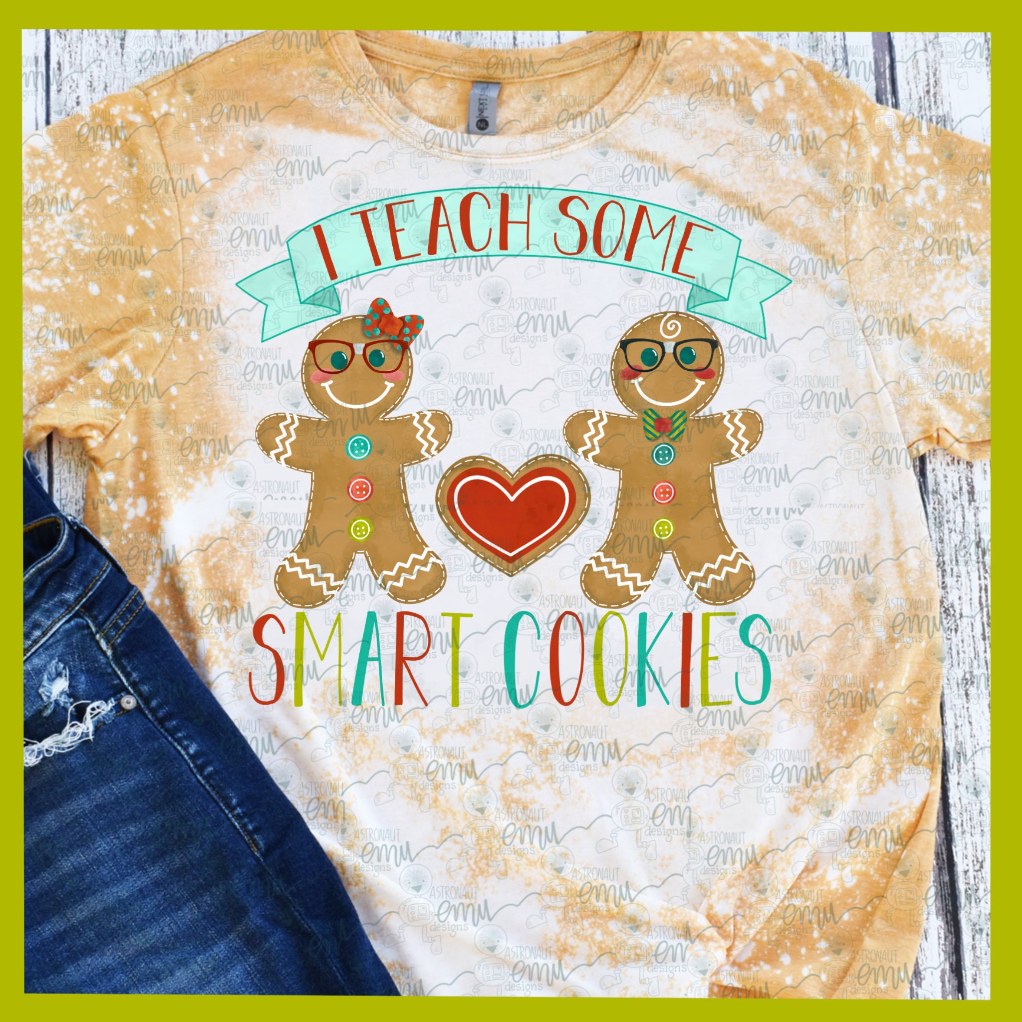 I Teach Some Smart Cookies PNG File Christmas Teacher PNG - Etsy