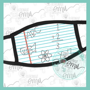 Teacher Mask PNG Files, Face Mask Designs - Etsy