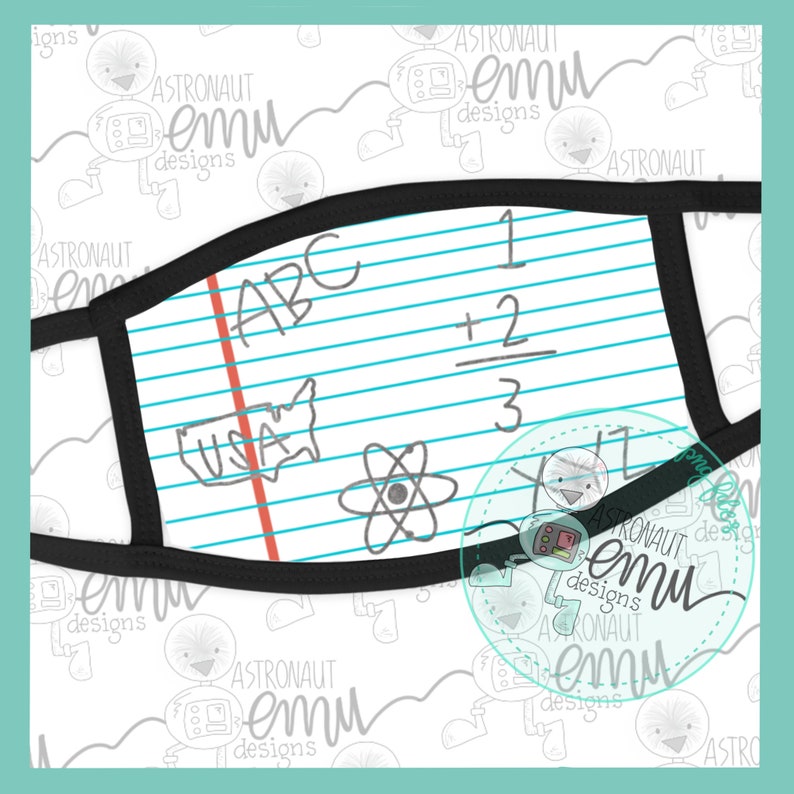 Teacher Mask PNG Files Face Mask Designs - Etsy