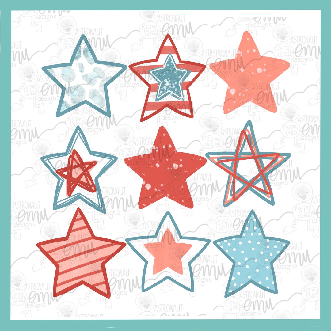 Patriotic PNG Dile, 4th of July Sublimation - Etsy