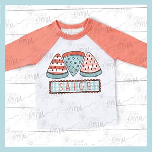 Patriotic Watermelon PNG File - Etsy