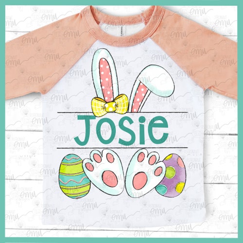 Girls Easter PNG File Girls Easter Bunny Sublimation File | Etsy