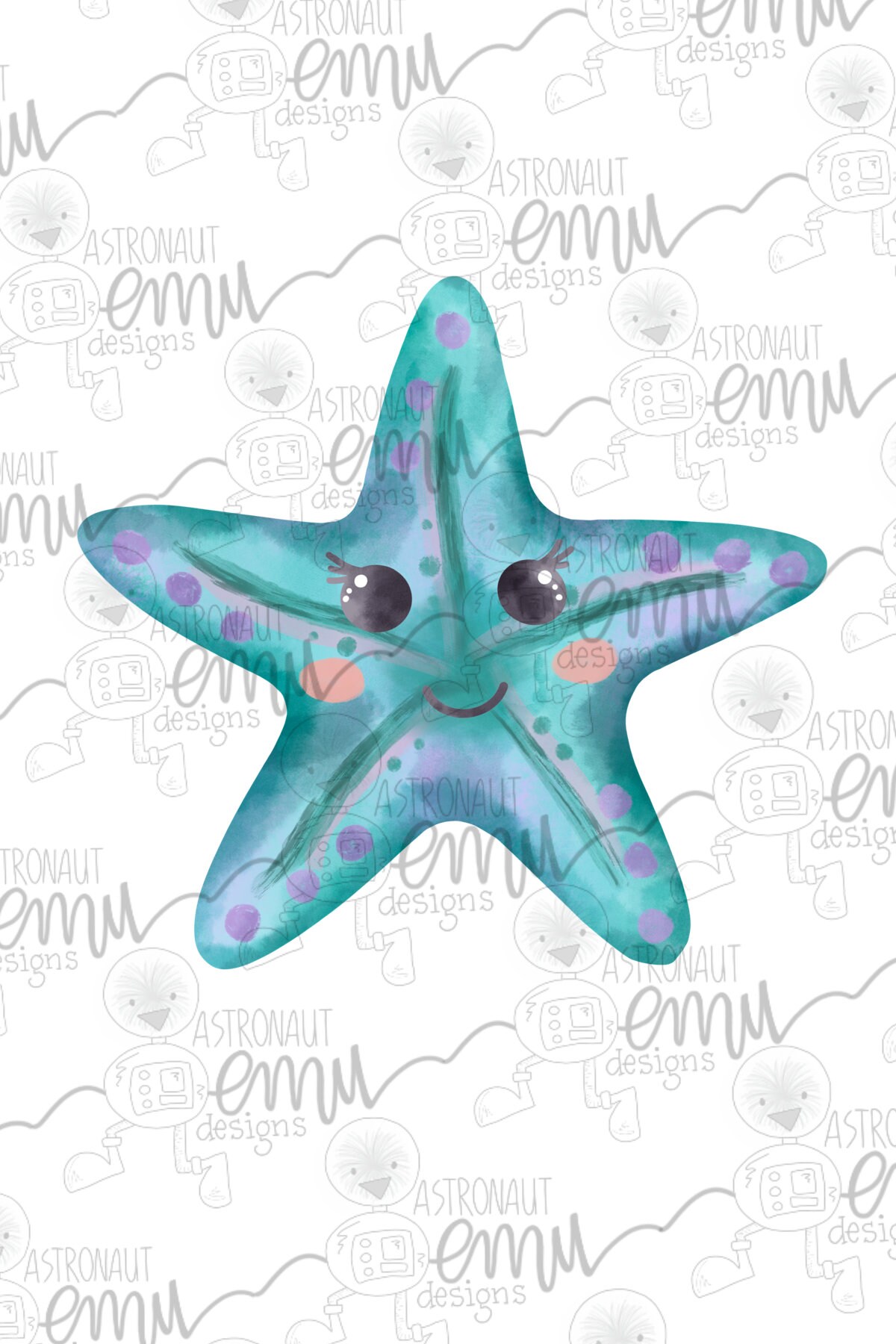 4 Files Sea Animal Friends PNG Ocean Creatures Sublimation - Etsy