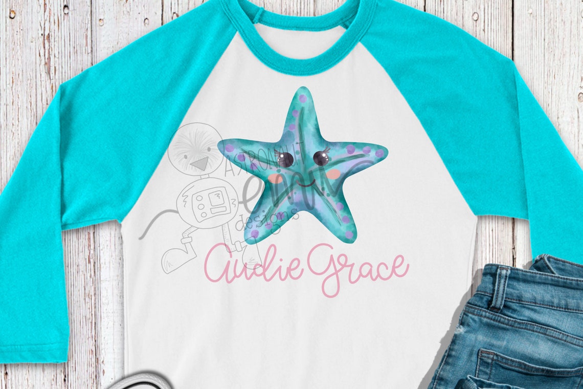 4 Files Sea Animal Friends PNG Ocean Creatures Sublimation | Etsy