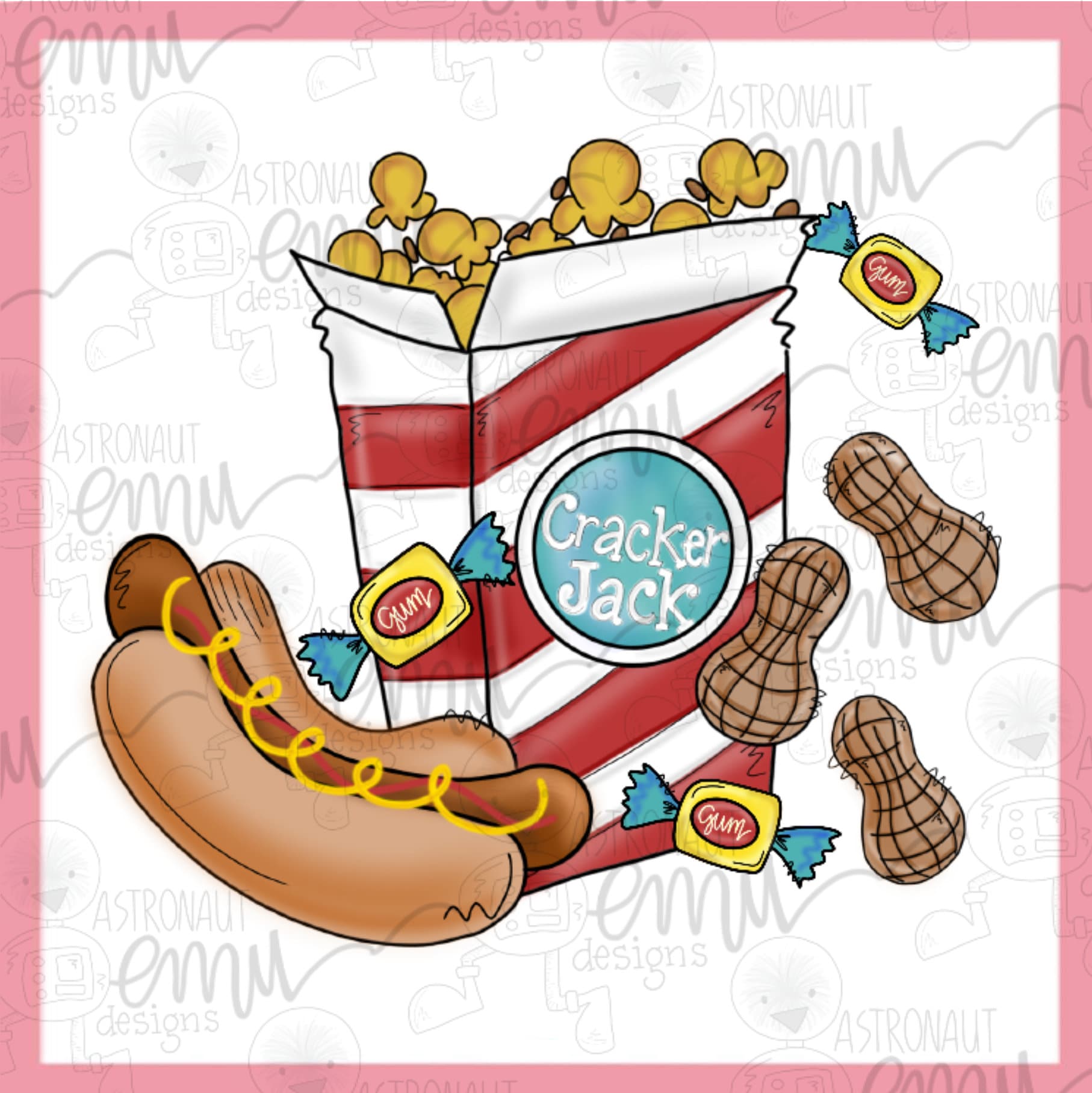6 Baseball PNG Files, Concession Stand, Digital Download - Etsy