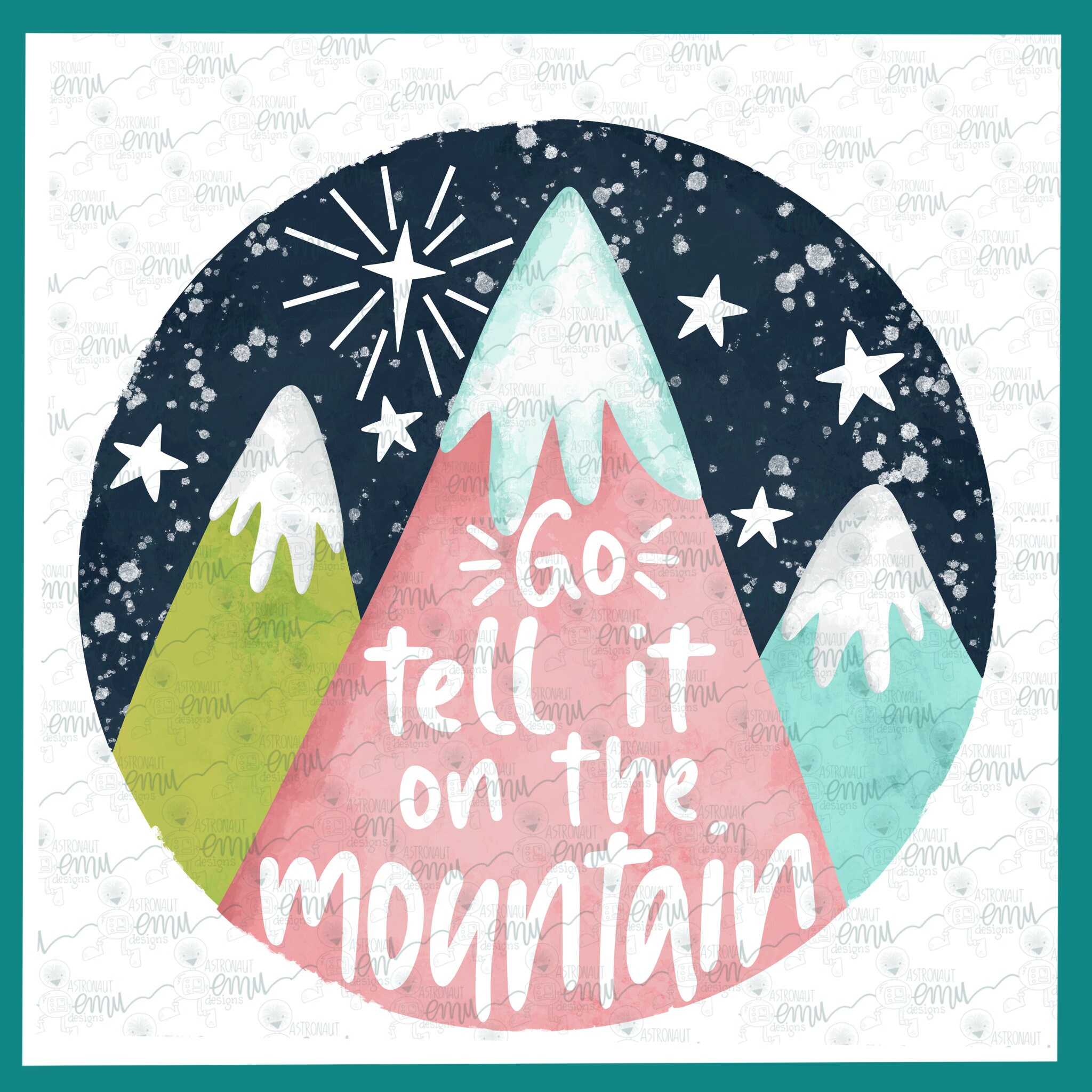 Go Tell It On The Mountain Clip Art