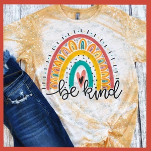 Be Kind Rainbow PNG, Kindness PNG File - Etsy