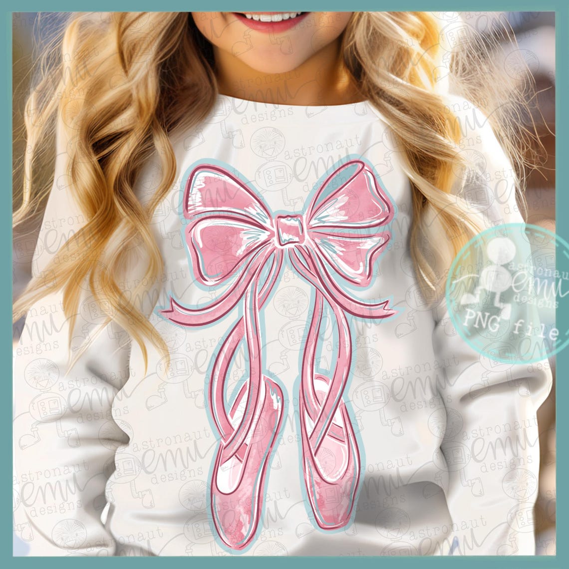 Ballet Slippers PNG File, Ballerina Sublimation File - Etsy