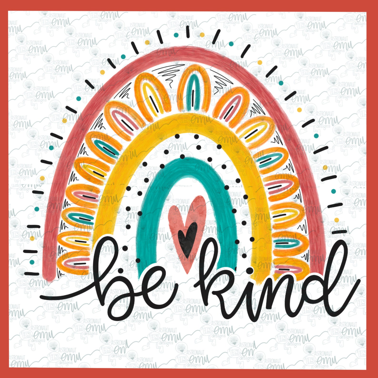 Be Kind Rainbow PNG Kindness PNG File - Etsy UK