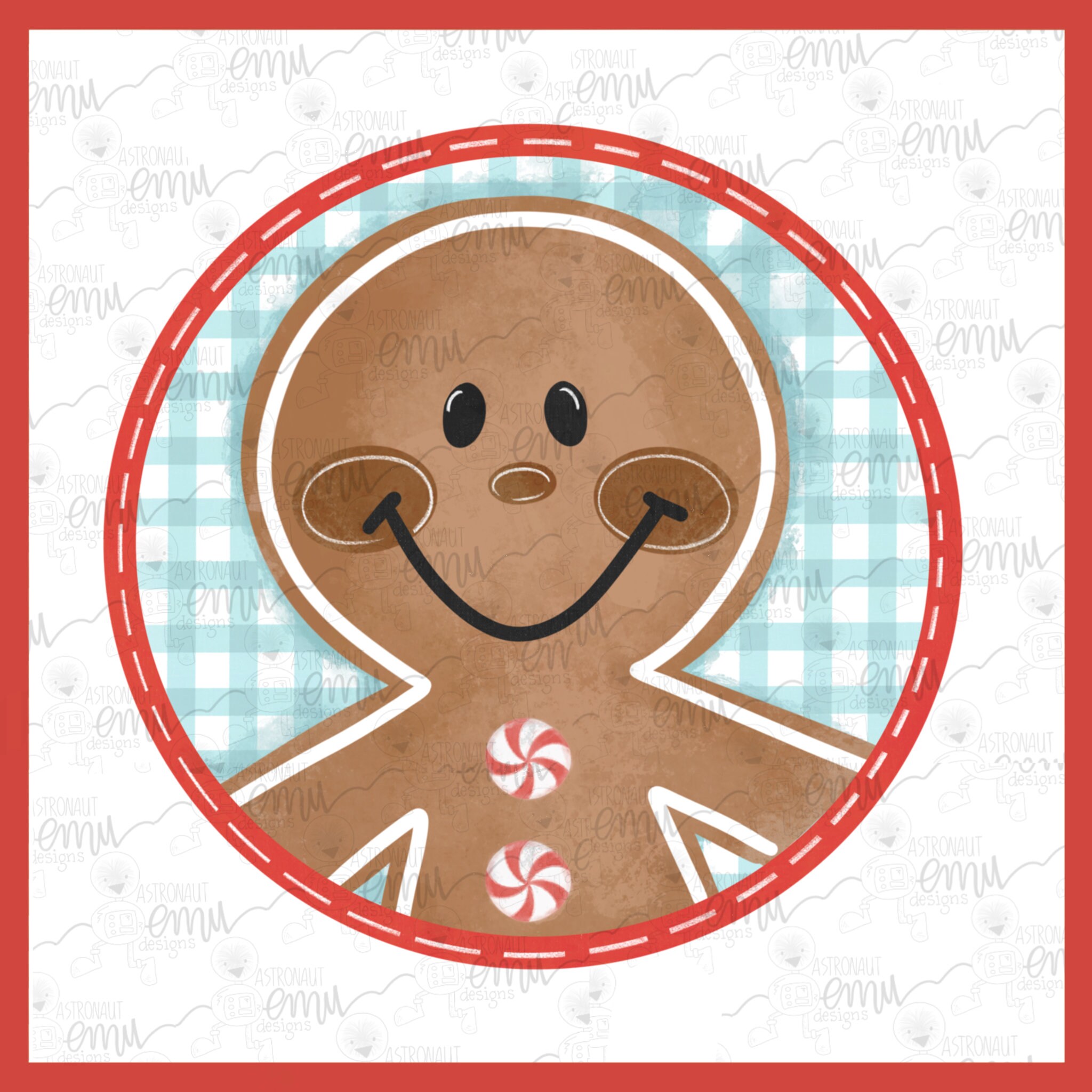 Gingerbread Boy PNG File Gingerbread Man Sublimation File - Etsy