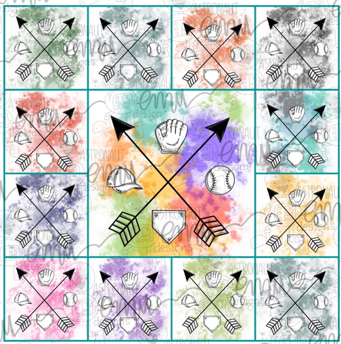 12 Files Baseball Arrows Softball Arrows Baseball PNG - Etsy