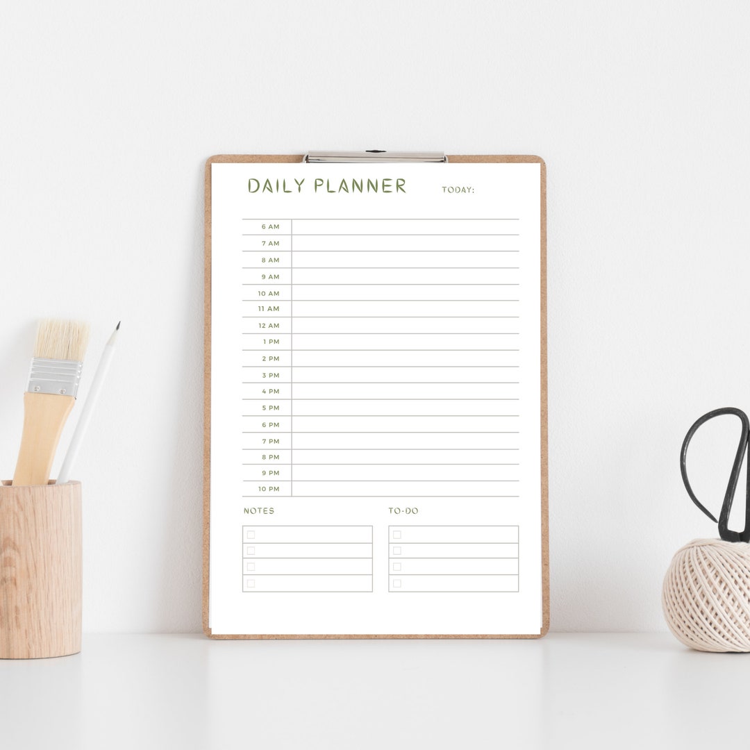 Printable Schedule Planner | Digital Planner | Daily Planner | Weekly ...