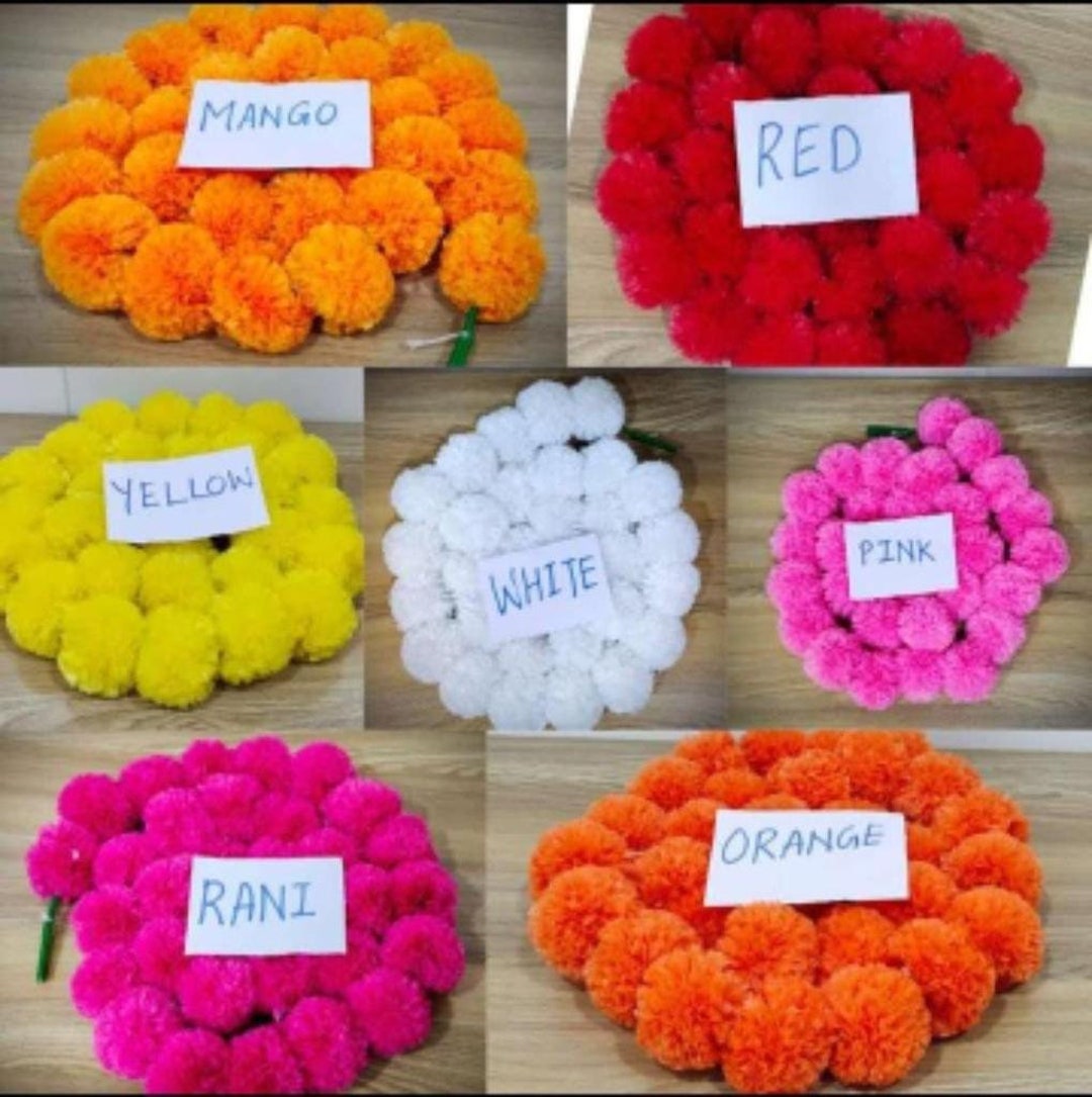 Marigold Flowers Garlands for Decoration Garland Wedding Backdrops ...