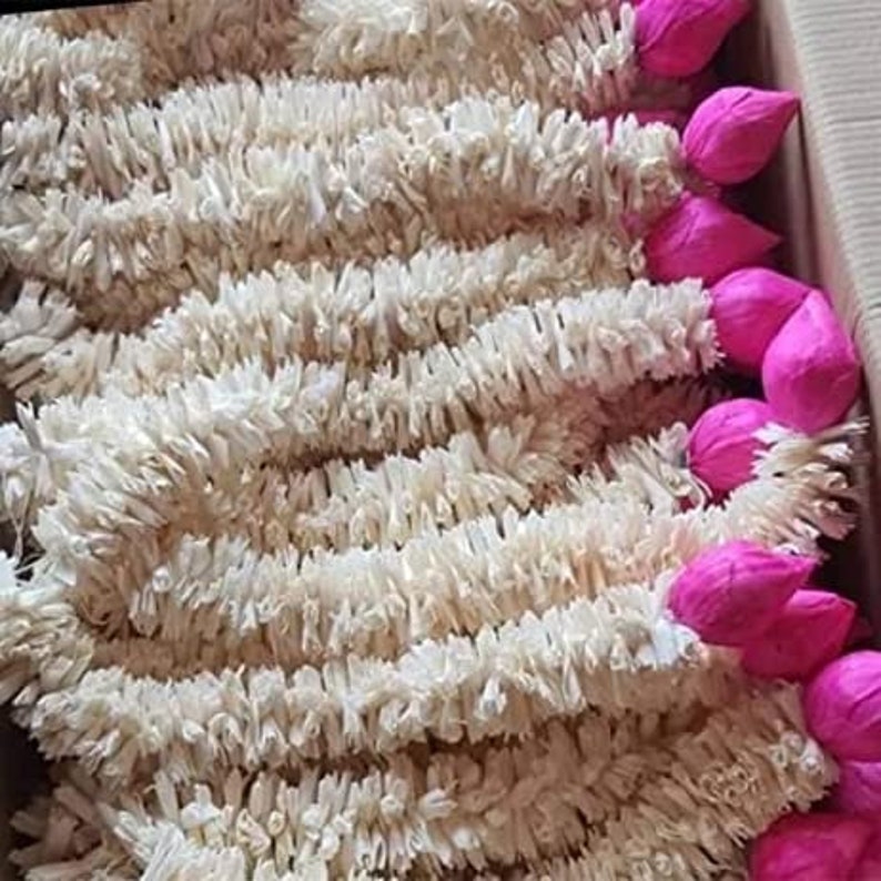 Handmade Jasmine Rose Flower String for Decoration Wedding Backdrops ...