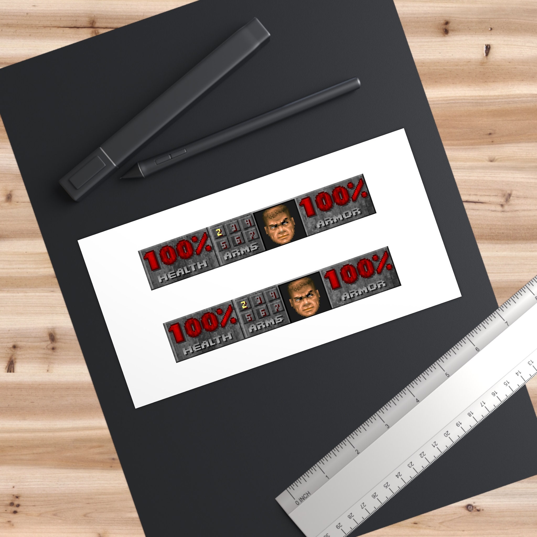 Original Doom Health Bar Stickers - Etsy