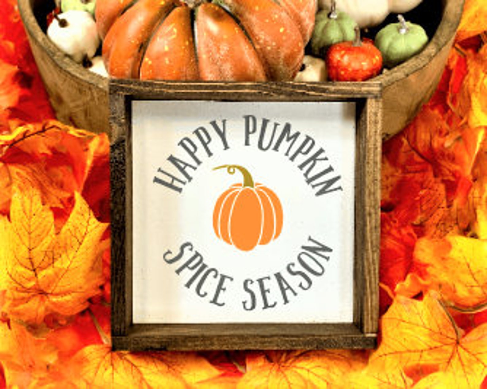 Mini Fall Farmhouse Signs-mini Farmhouse Signs for Three | Etsy