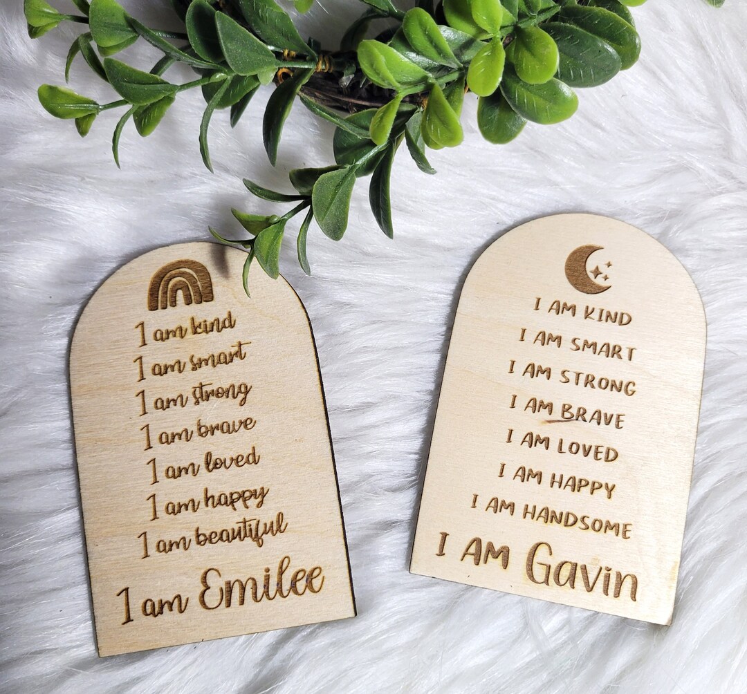 Custom Affirmation Boards-words of Affirmation Sign-baby Nursery Wall ...