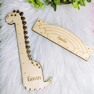 Personalized Wooden Engraved Rulers-back to School Gift-ruler With Name ...