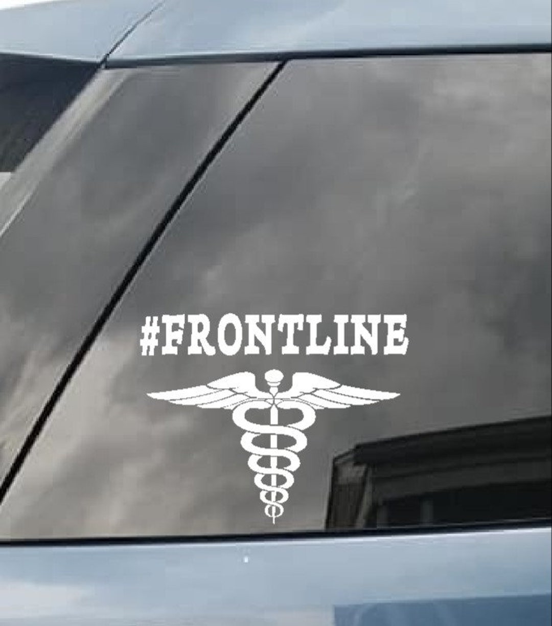 Frontline Car Decal Frontline Healthcare Worker Car Decal - Etsy
