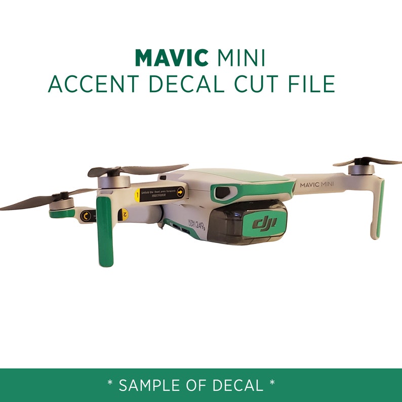 DJI Mavic Mini Accent Skin Vector - Etsy