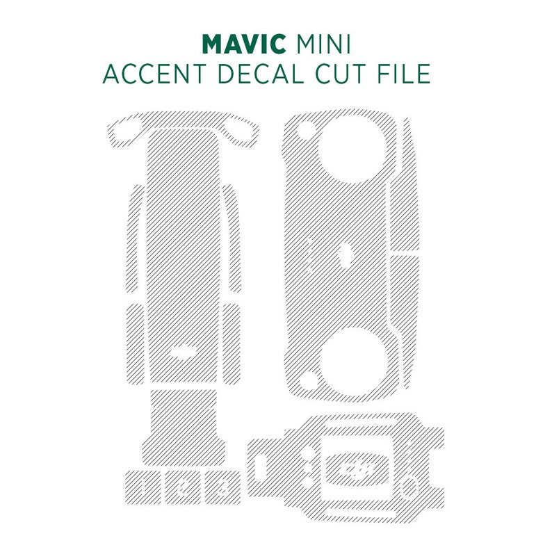 DJI Mavic Mini Accent Skin Vector - Etsy