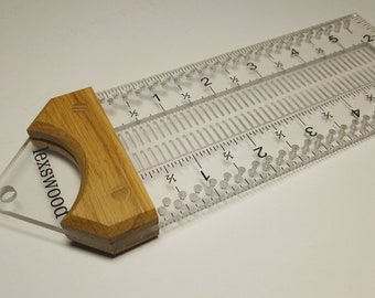 Black Sewing Tools Leathercraft Tempered Measuring Square - Etsy