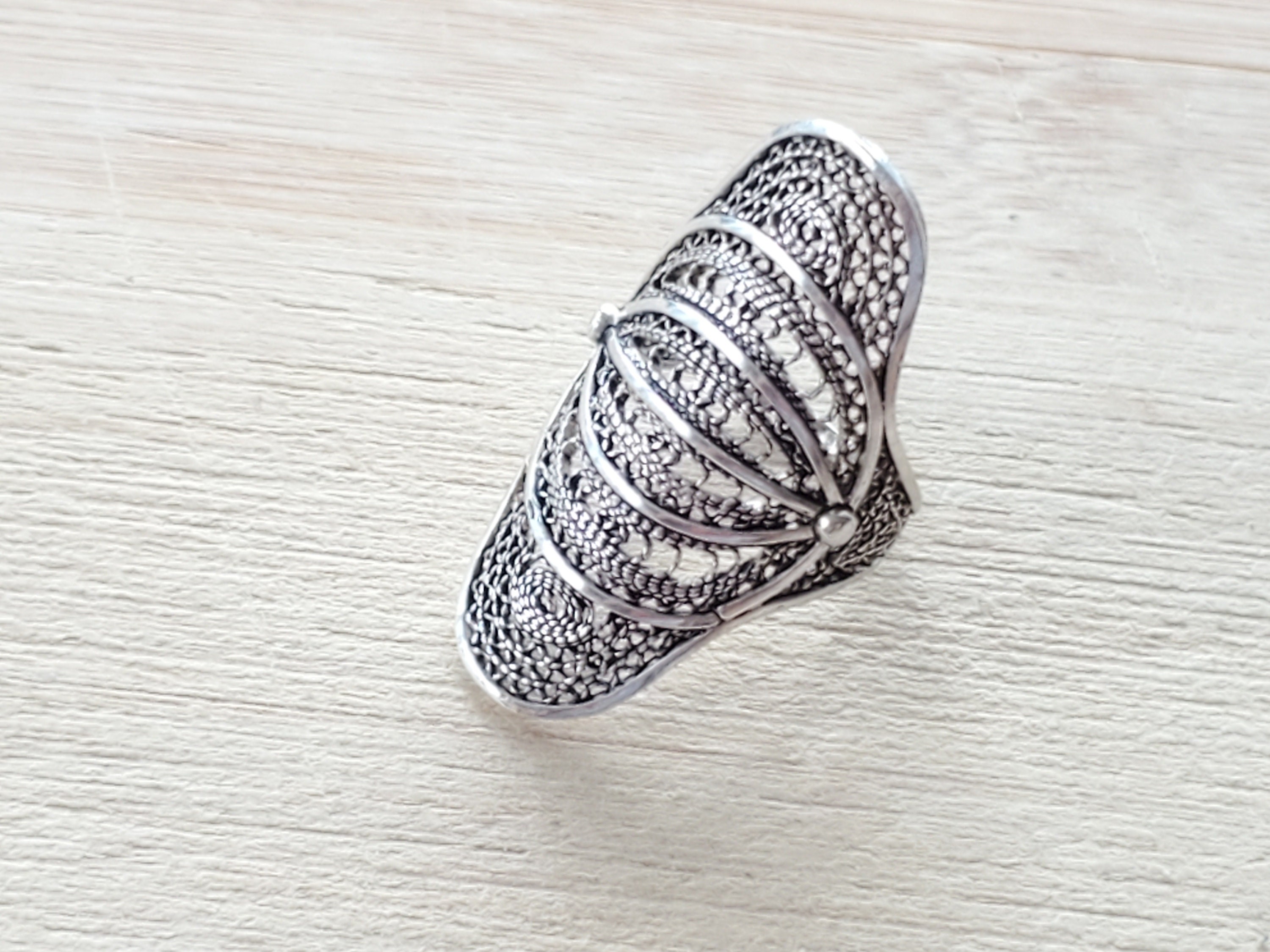 Handmade African Tuareg Filigree Ring Ethnic Tribal Jewelry - Etsy