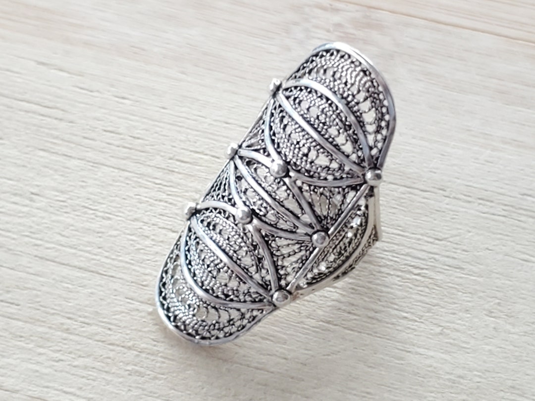 Handmade African Tuareg Filigree Ring Ethnic Tribal Jewelry - Etsy