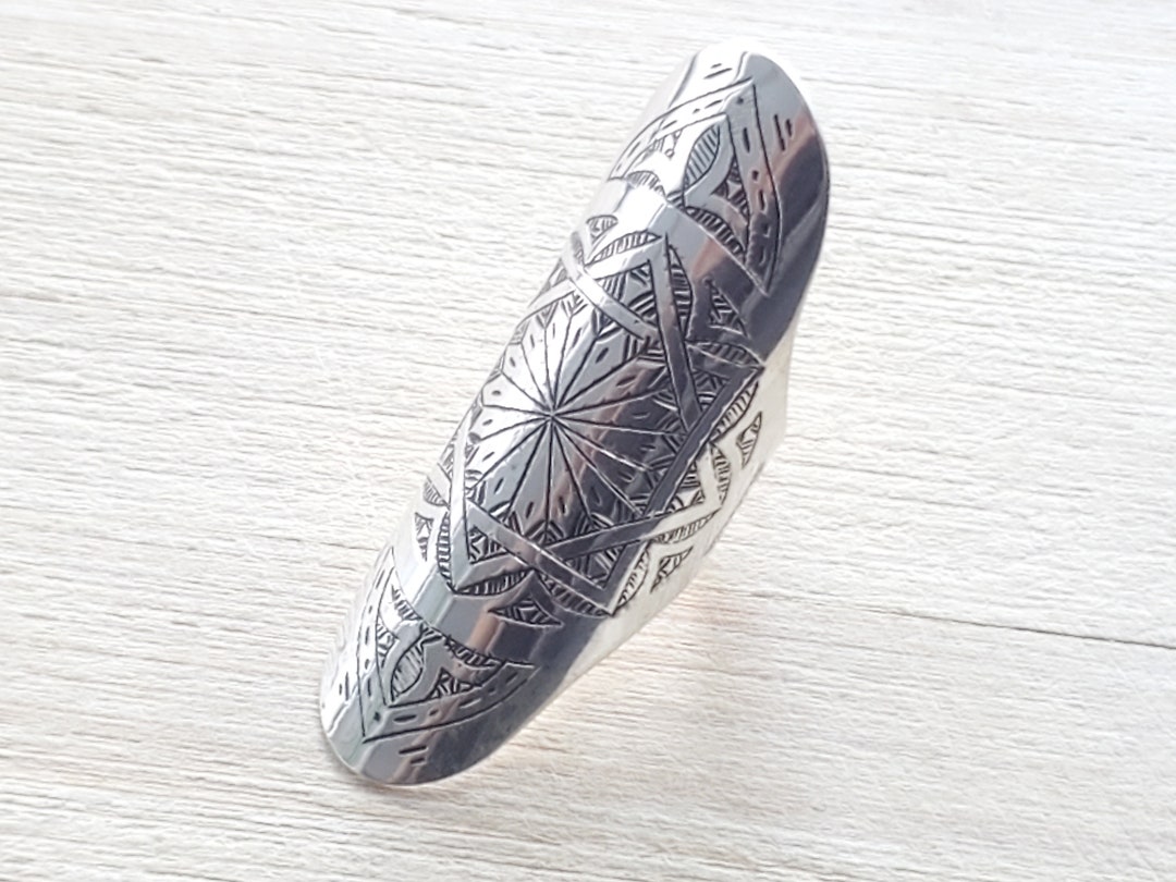 Handmade African Tuareg Ring Ethnic Tribal Jewelry Silver Hippy Gypsy ...