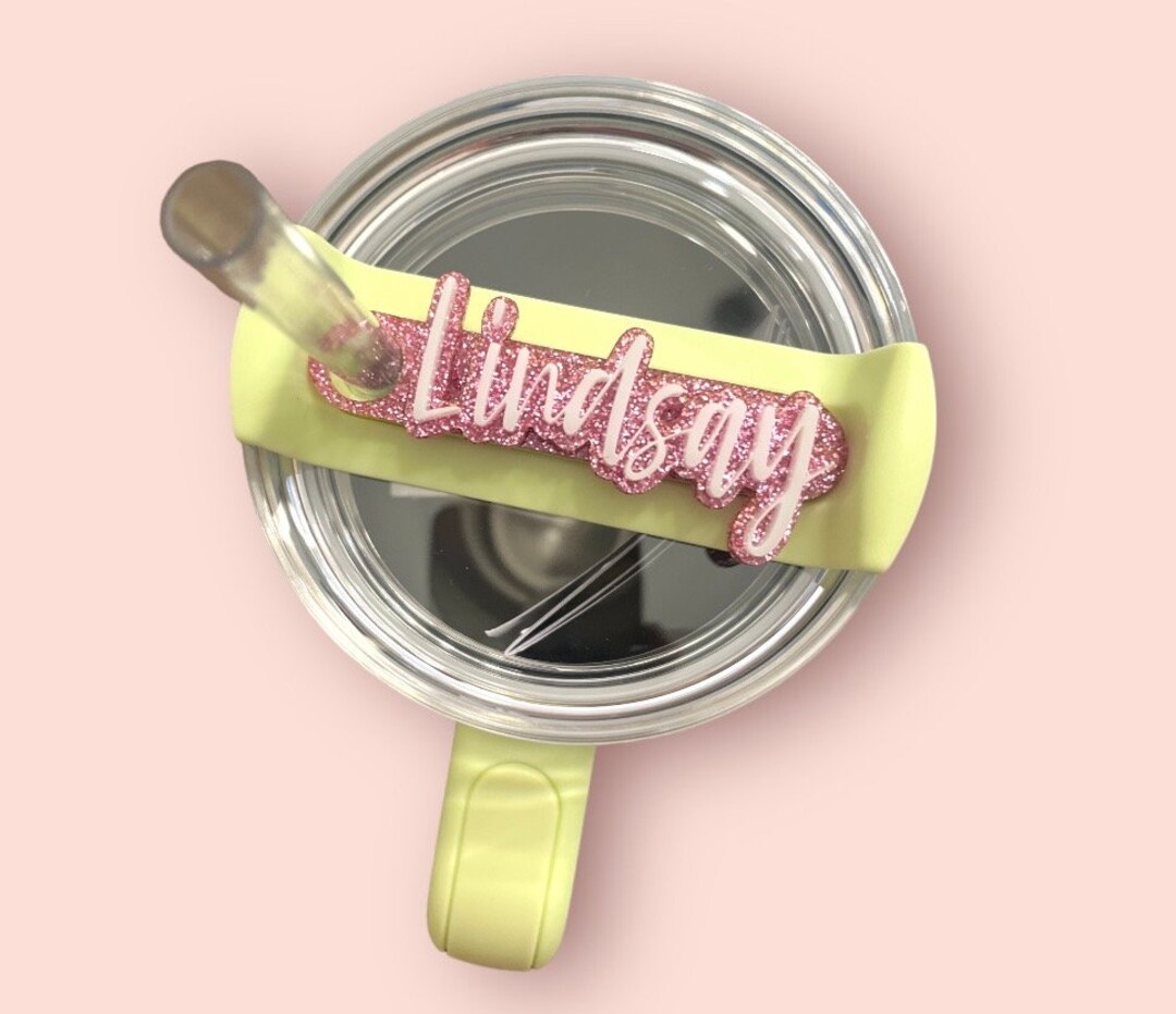 Stanley Name Plate OUTLINE Tumbler Toppers - Etsy