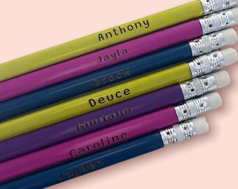 Custom Logo Pencils - Etsy