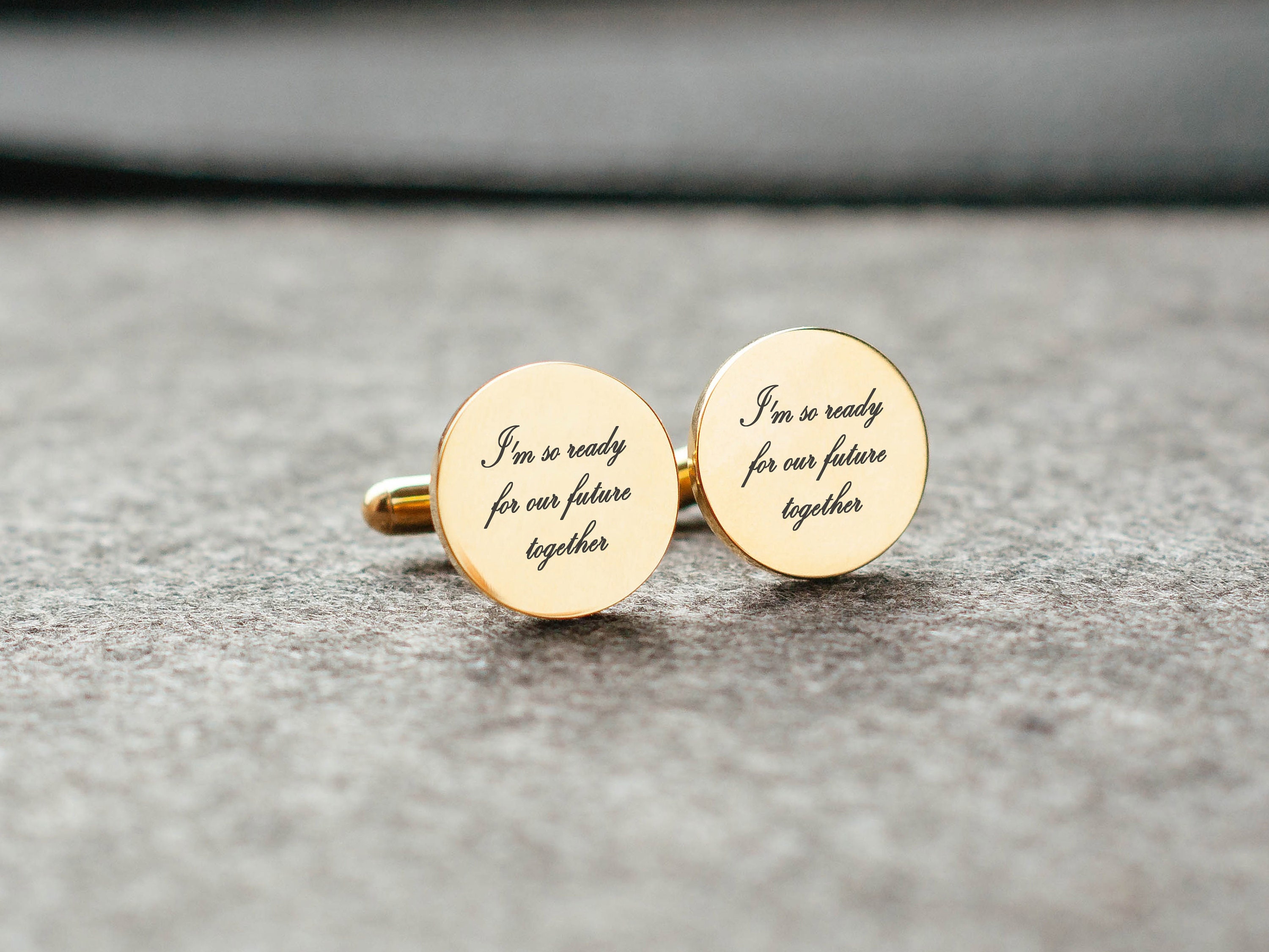 Unique Cufflinks Wedding Gift for Him Engraved Cuff Links Gift for ...