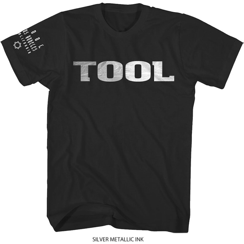 Tool Band Metallic Silver Logo New Unisex T-shirt Fully - Etsy