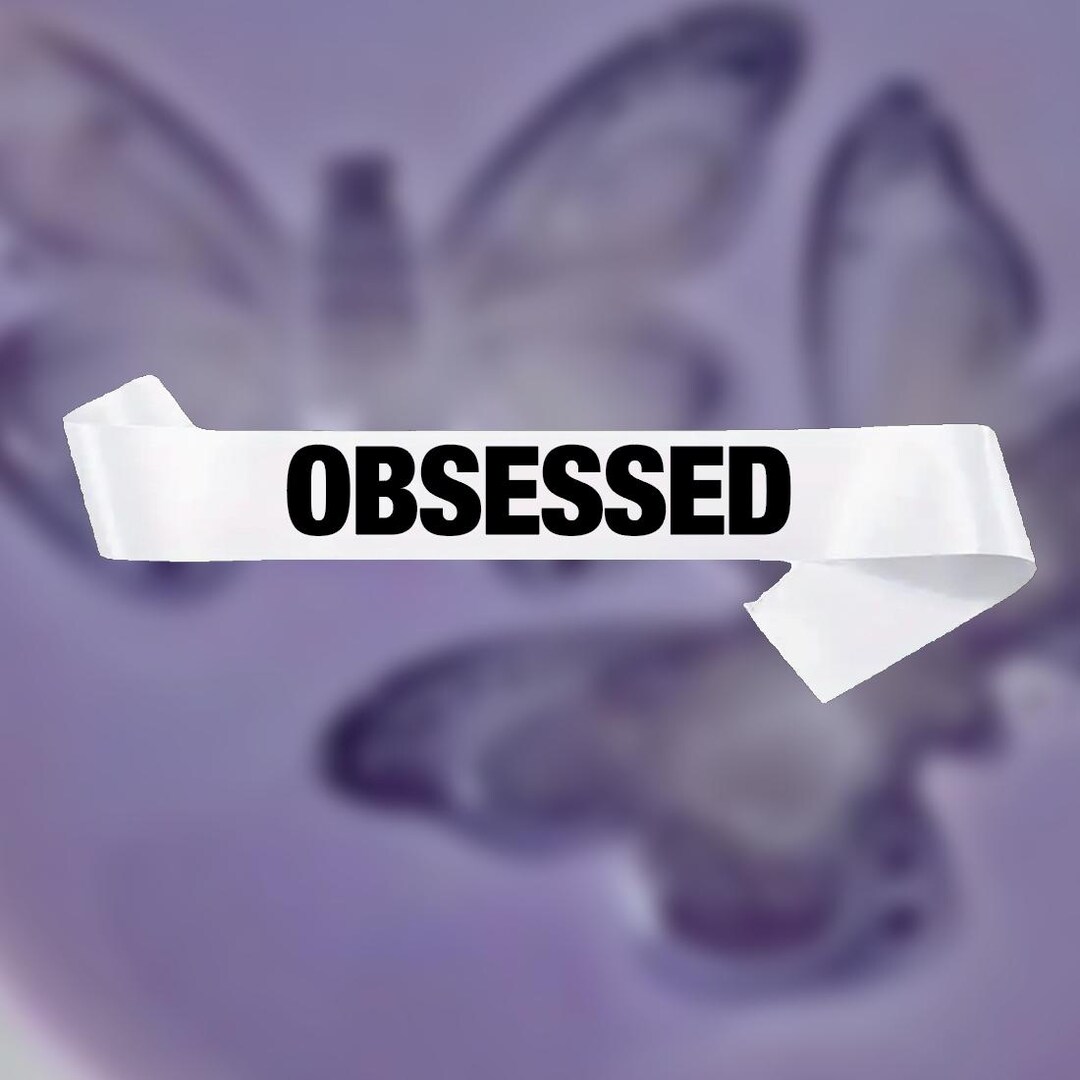 Obsessed Sash - Etsy
